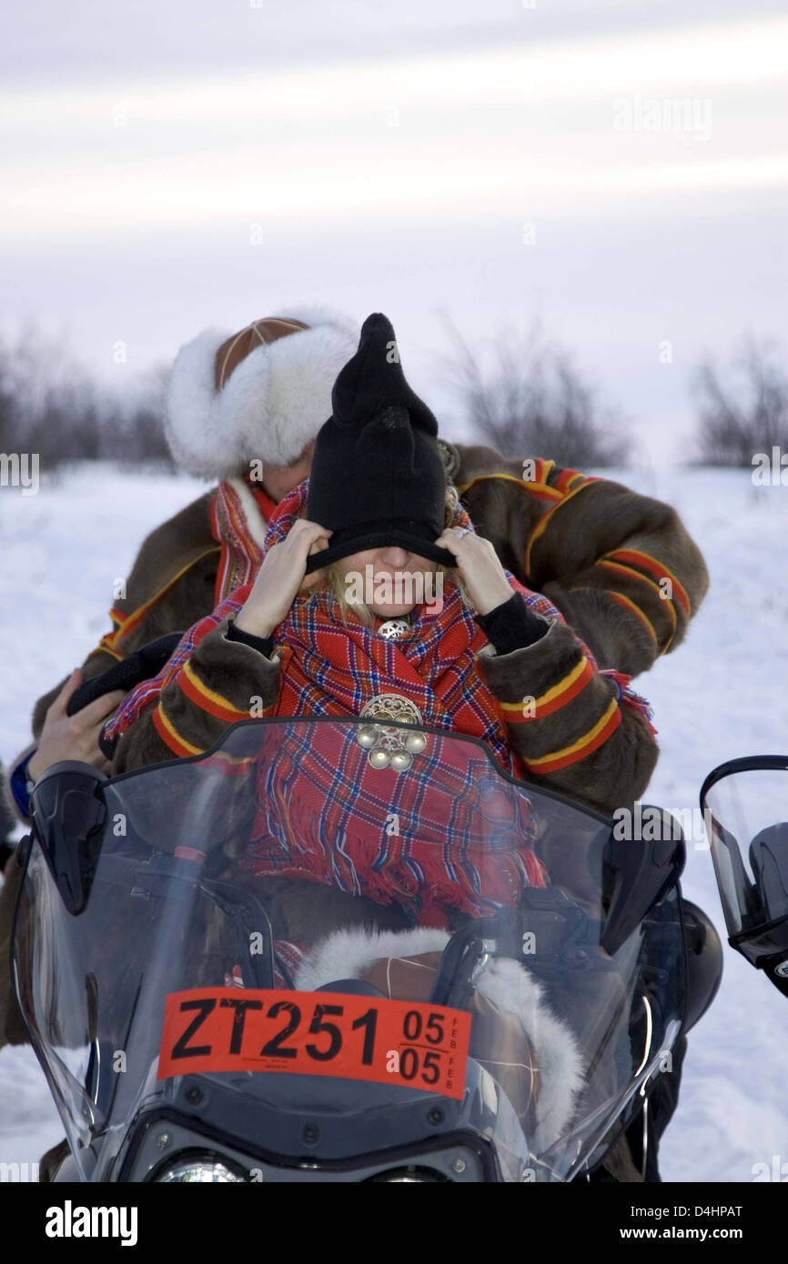 Norwegian Crown Prince Haakon and his wife Crown Princess Mette-Marit ...