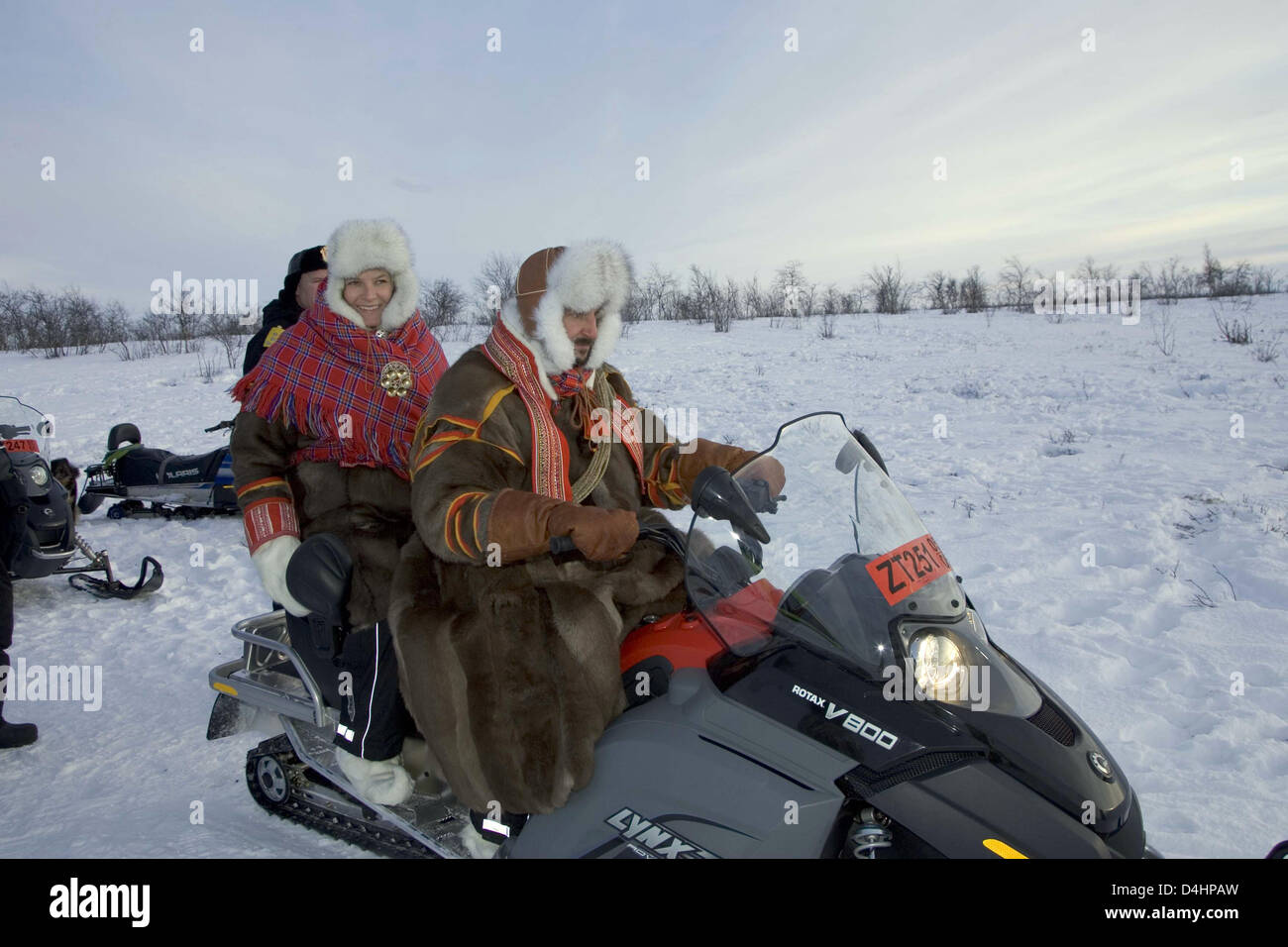 Norwegian Crown Prince Haakon and his wife Crown Princess Mette-Marit ...