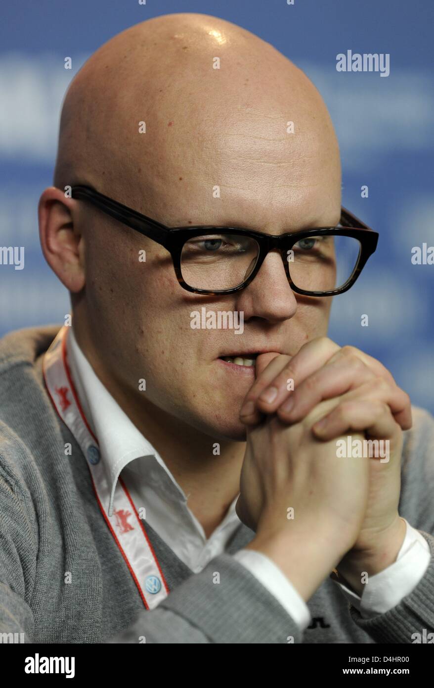Norwegian producer Brede Hovland shown at the press conference for his ...