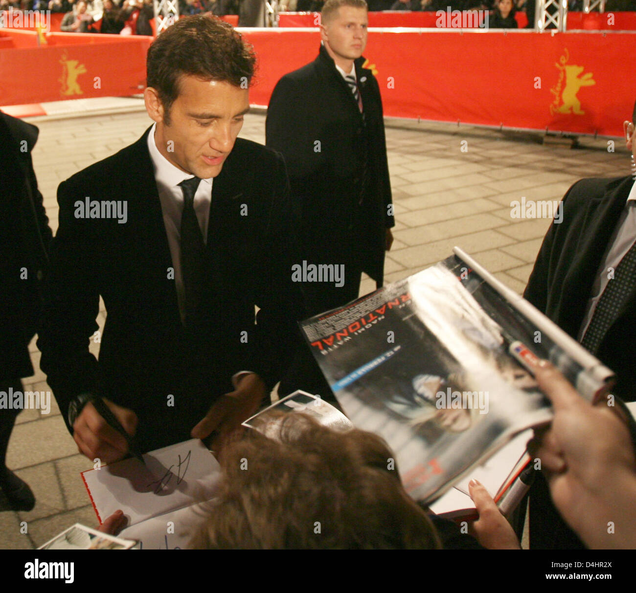 British actor Clive Owen arrives for the premiere of his film ?The ...