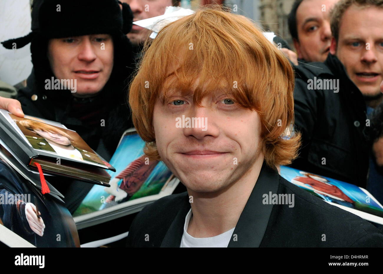 British actor Rupert Grint arrives at the premiere of his film ...