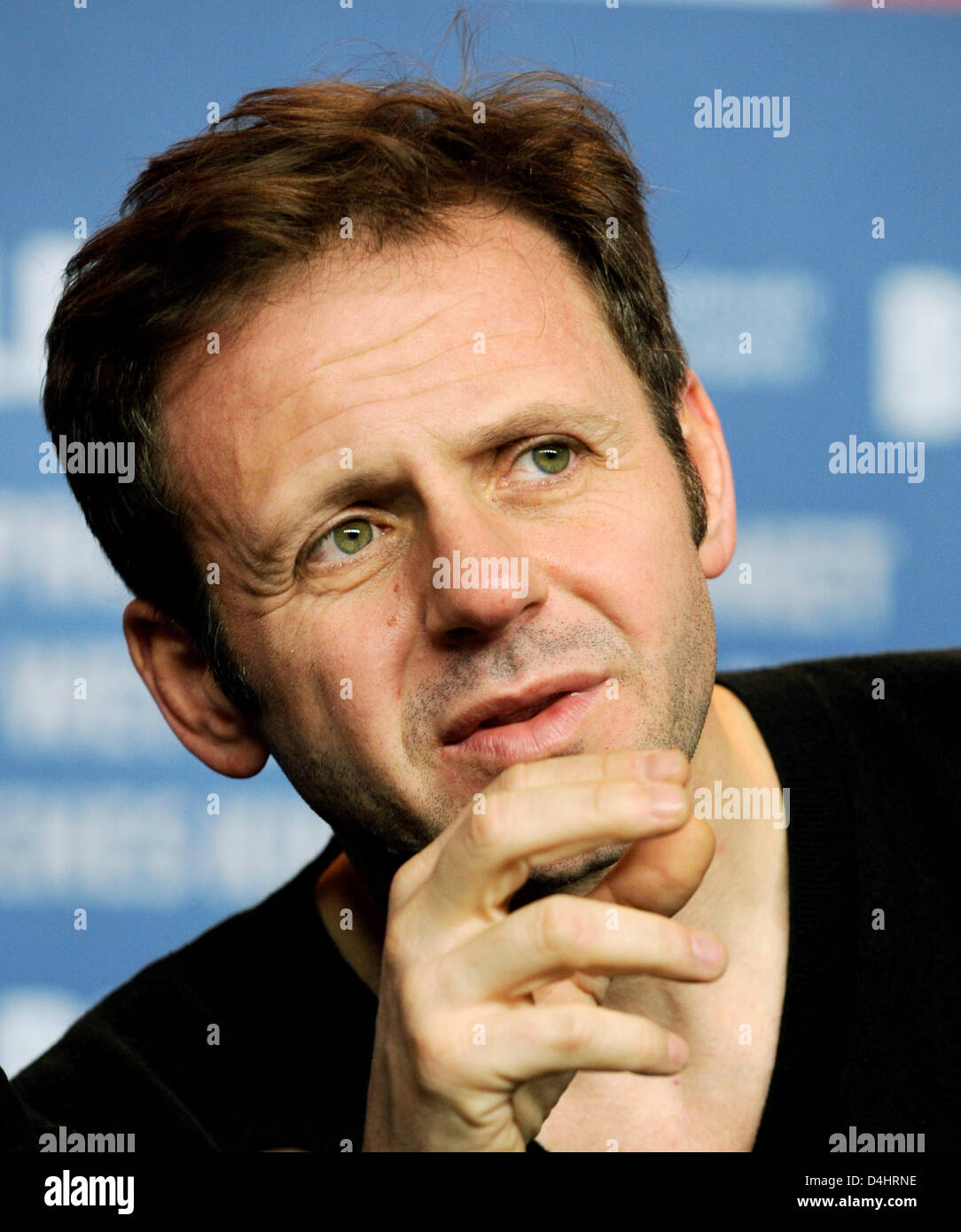 Bulgarian actor Samuel Finzi pictured during the press conference on ...
