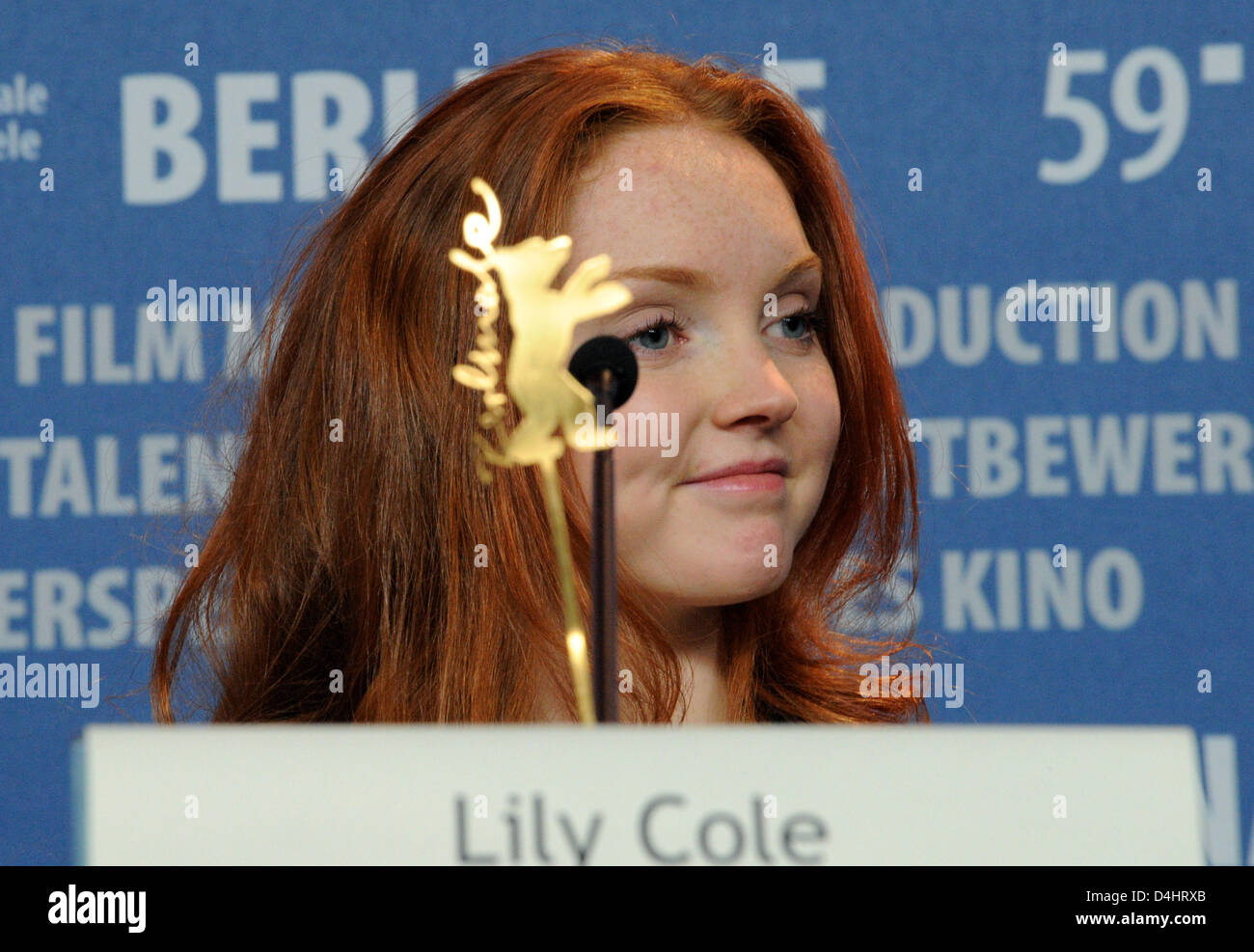 Actress Lily Cole (UK) attends a press conference on the film ?Rage? at ...