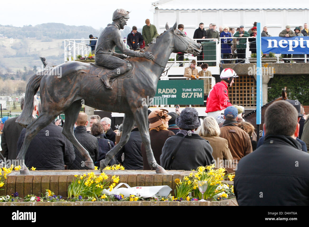 Cheltenham, UK. 13th March 2013. Winners presentation with The New One ...