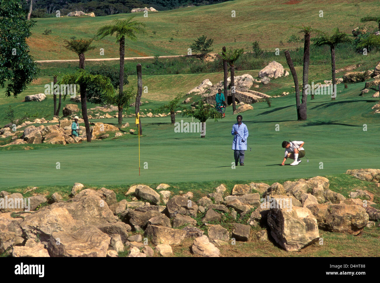 Golf course, Leopard Rock Golf Resort and Casino, near city of Mutare ...