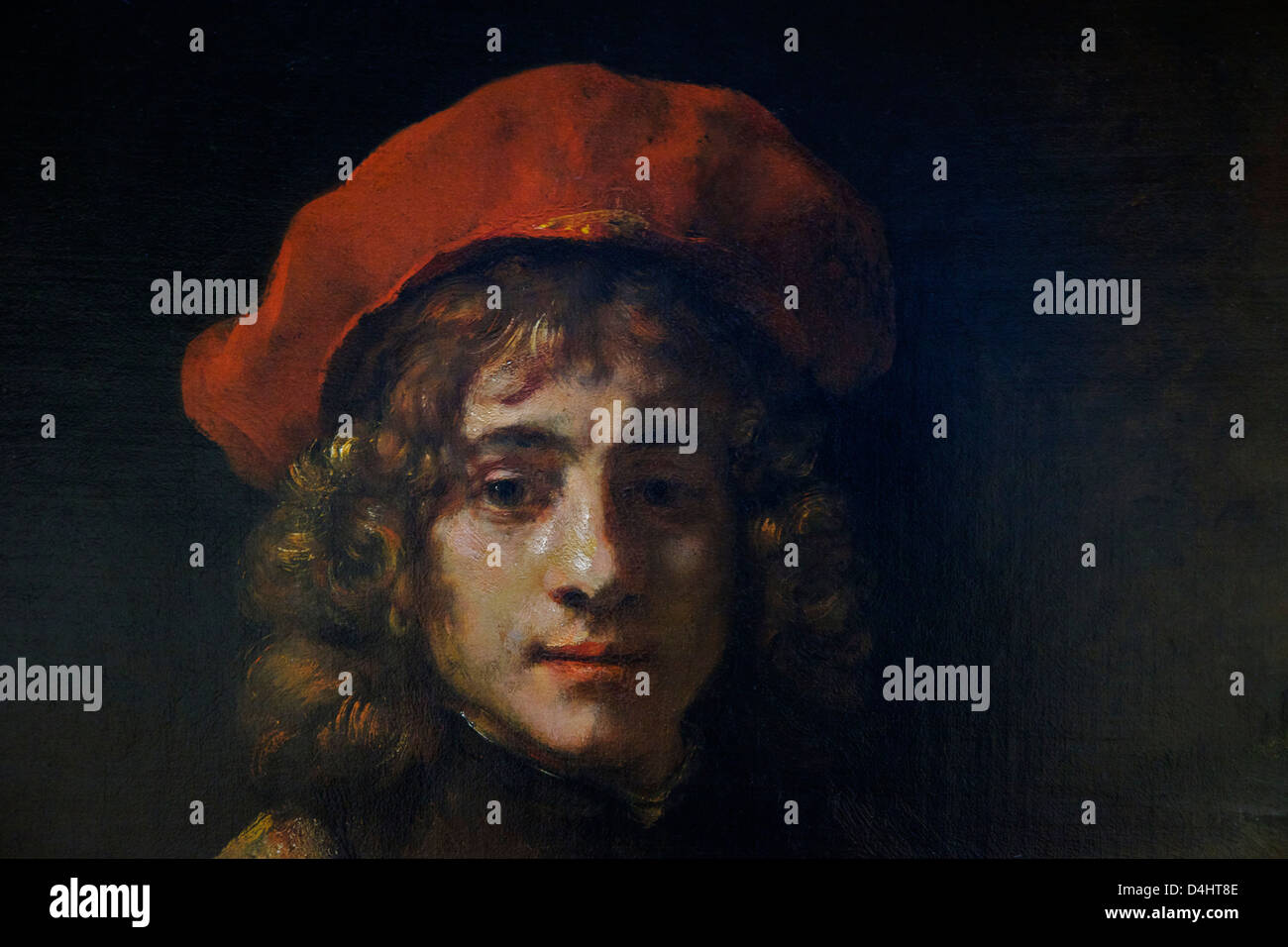 Detail of Titus, the Artist's Son, by Rembrandt van Rijn, circa 1657 ...