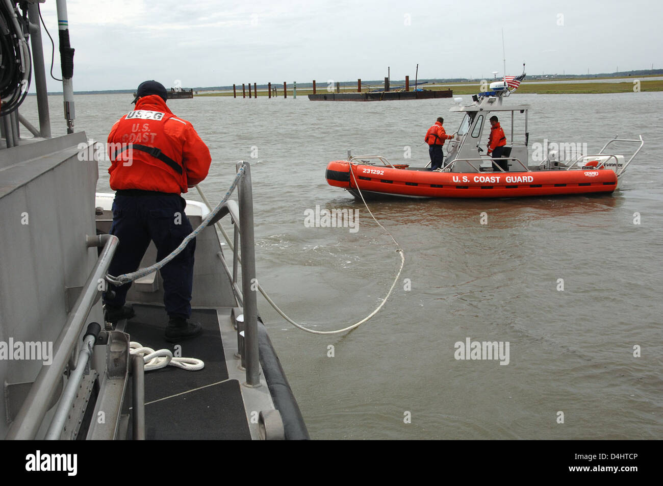 The U.S. Coast Guard conducts homeland security operations with ...