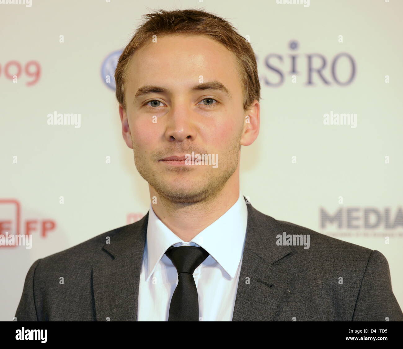 Finnish actor Samuli Vauramo poses at a photocall for the ...