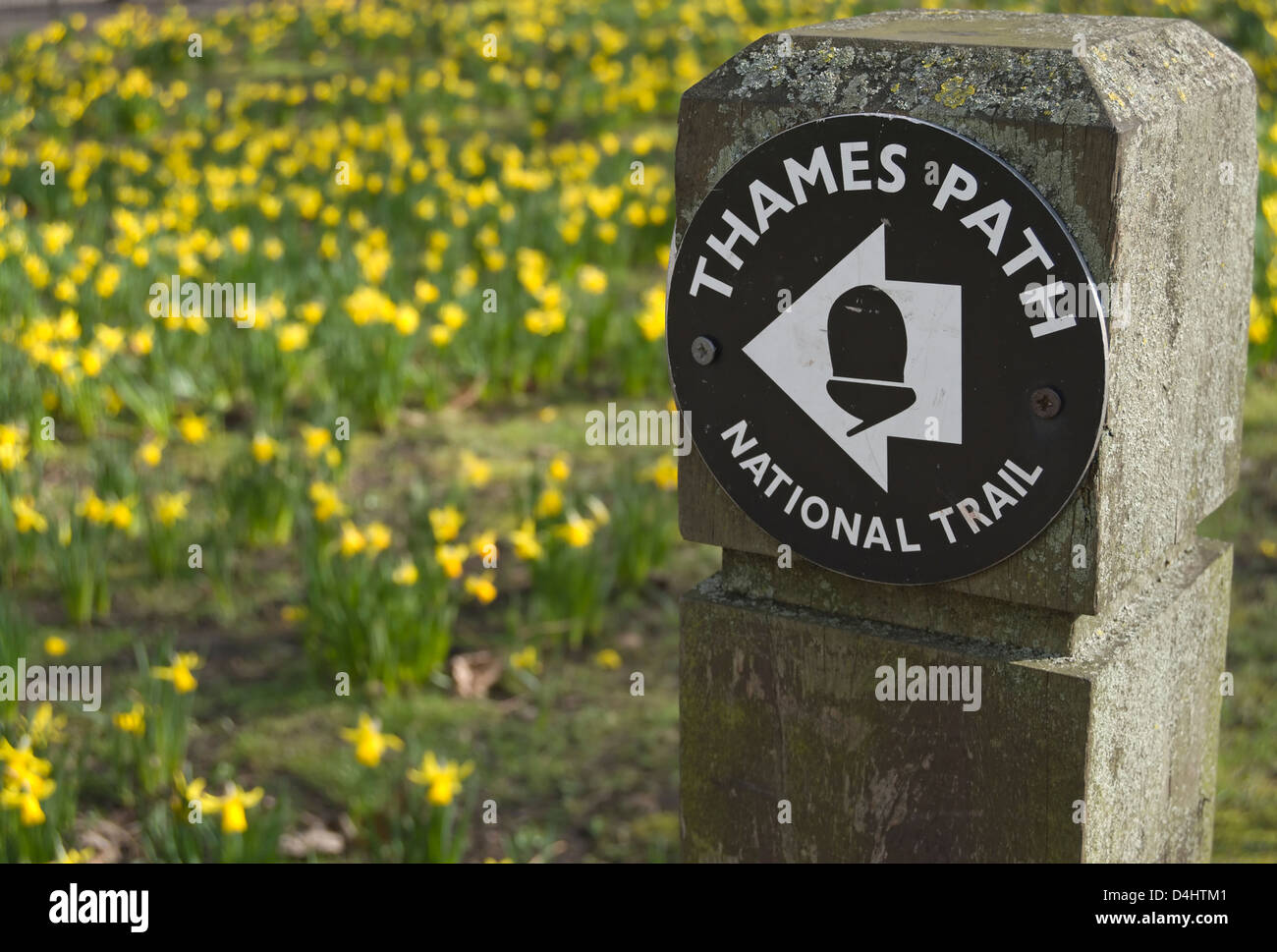 Sign national trail hi-res stock photography and images - Alamy