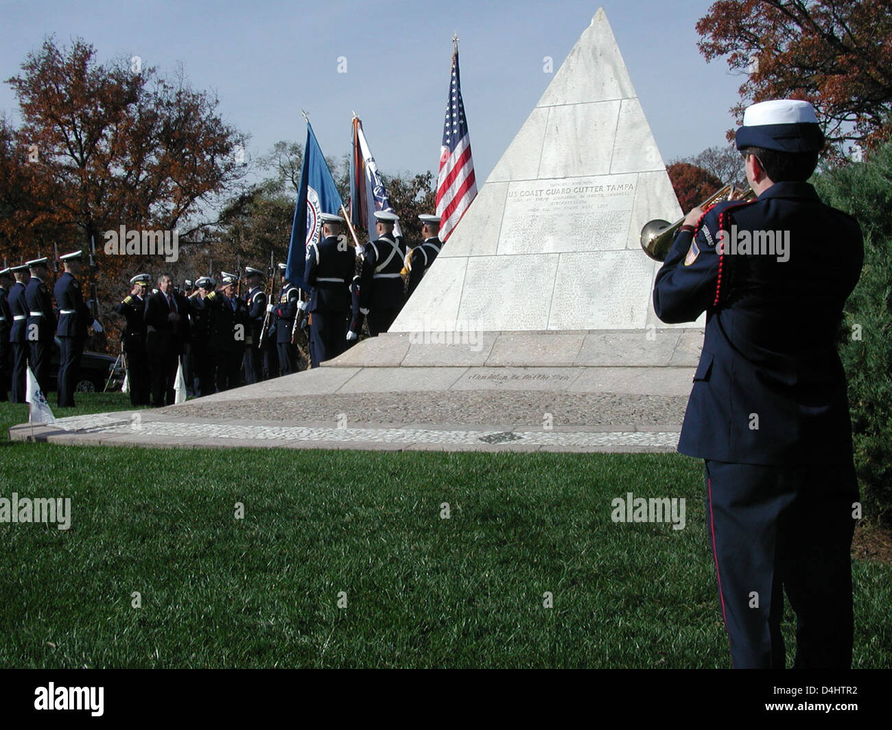 Coast Guard Veterans Day Ceremony at Arlington National Cemetery Stock ...