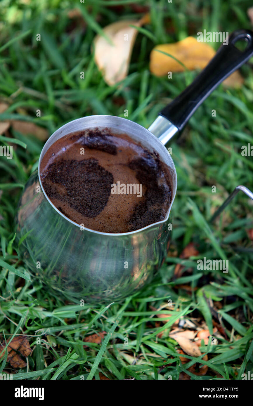 Greek coffee outdoors hi-res stock photography and images - Alamy