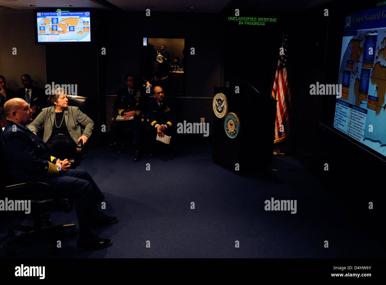 Secretary Napolitano Inaugural Visit Stock Photo - Alamy