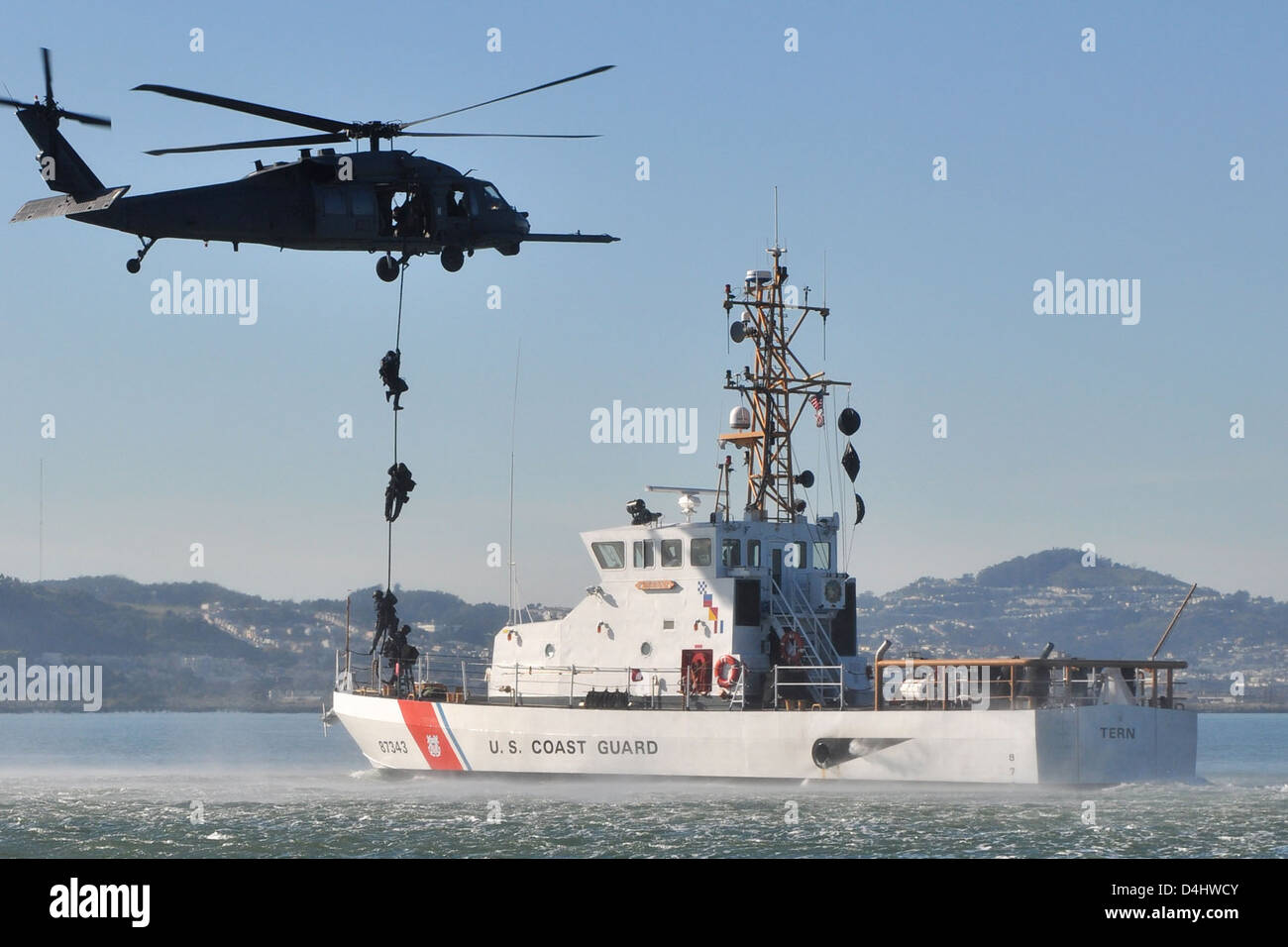 The U.S. Coast Guard participated in joint service security training ...