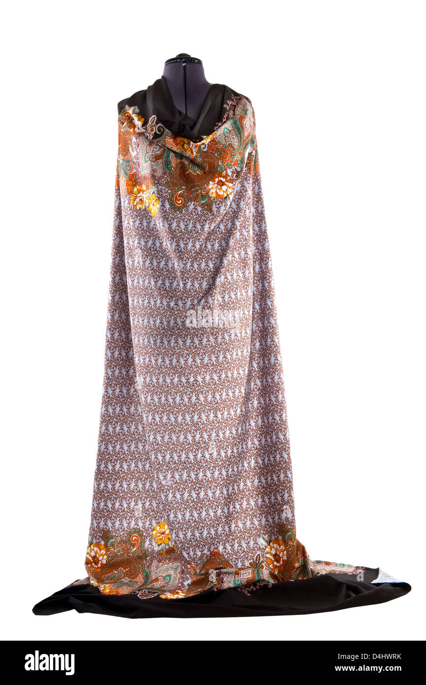 manufacturing women's clothing from fabric on a mannequin Stock Photo ...