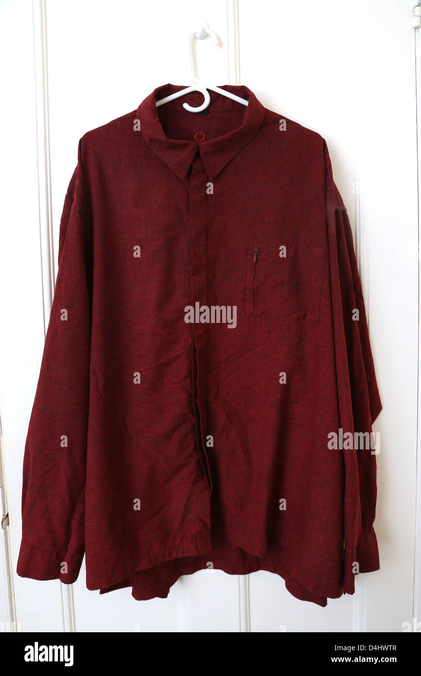 Red collar shirt Cut Out Stock Images & Pictures - Alamy