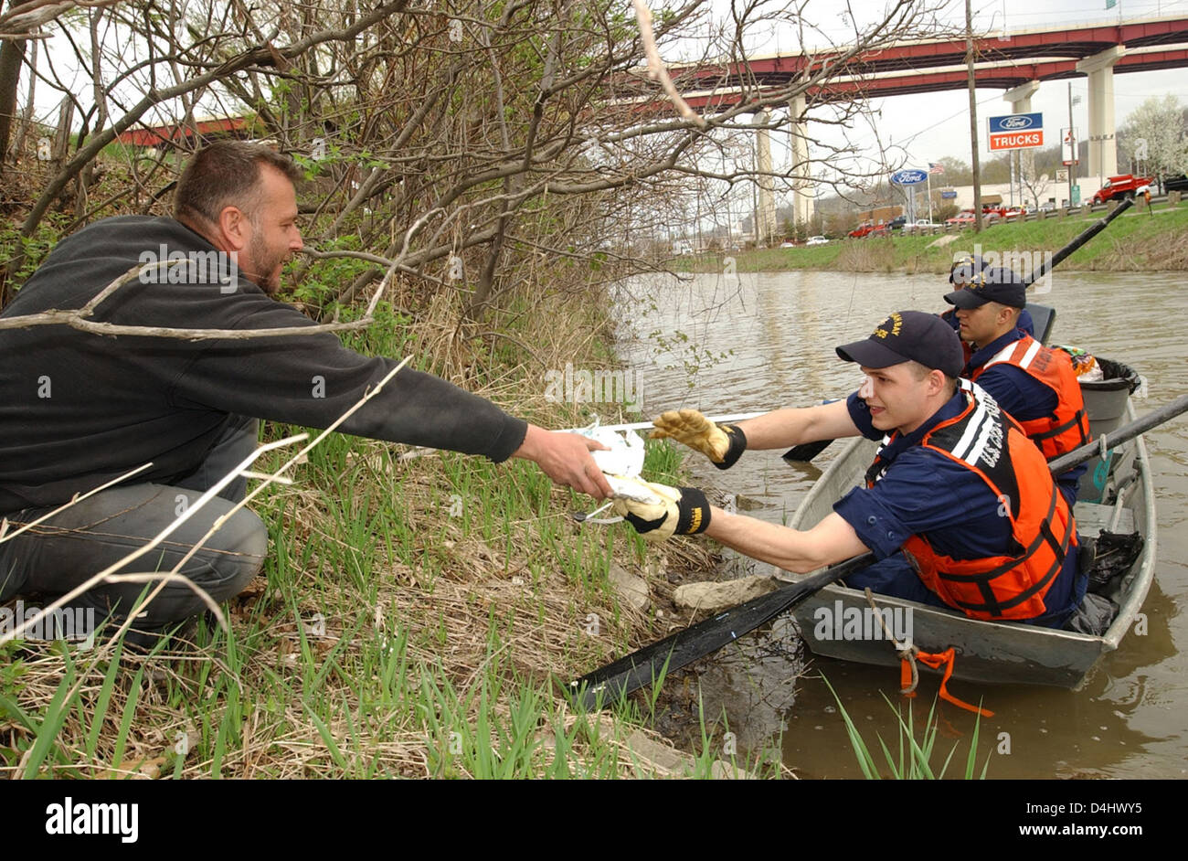 In honor of Earth Day, volunteers in Cleveland, Ohio, led a community ...
