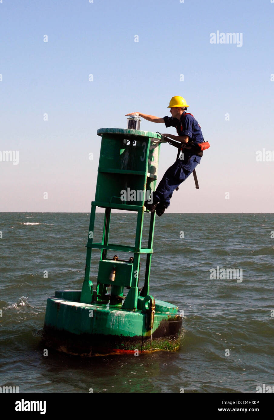 A Coast Guard helicopter conducts search and rescue operations over St ...