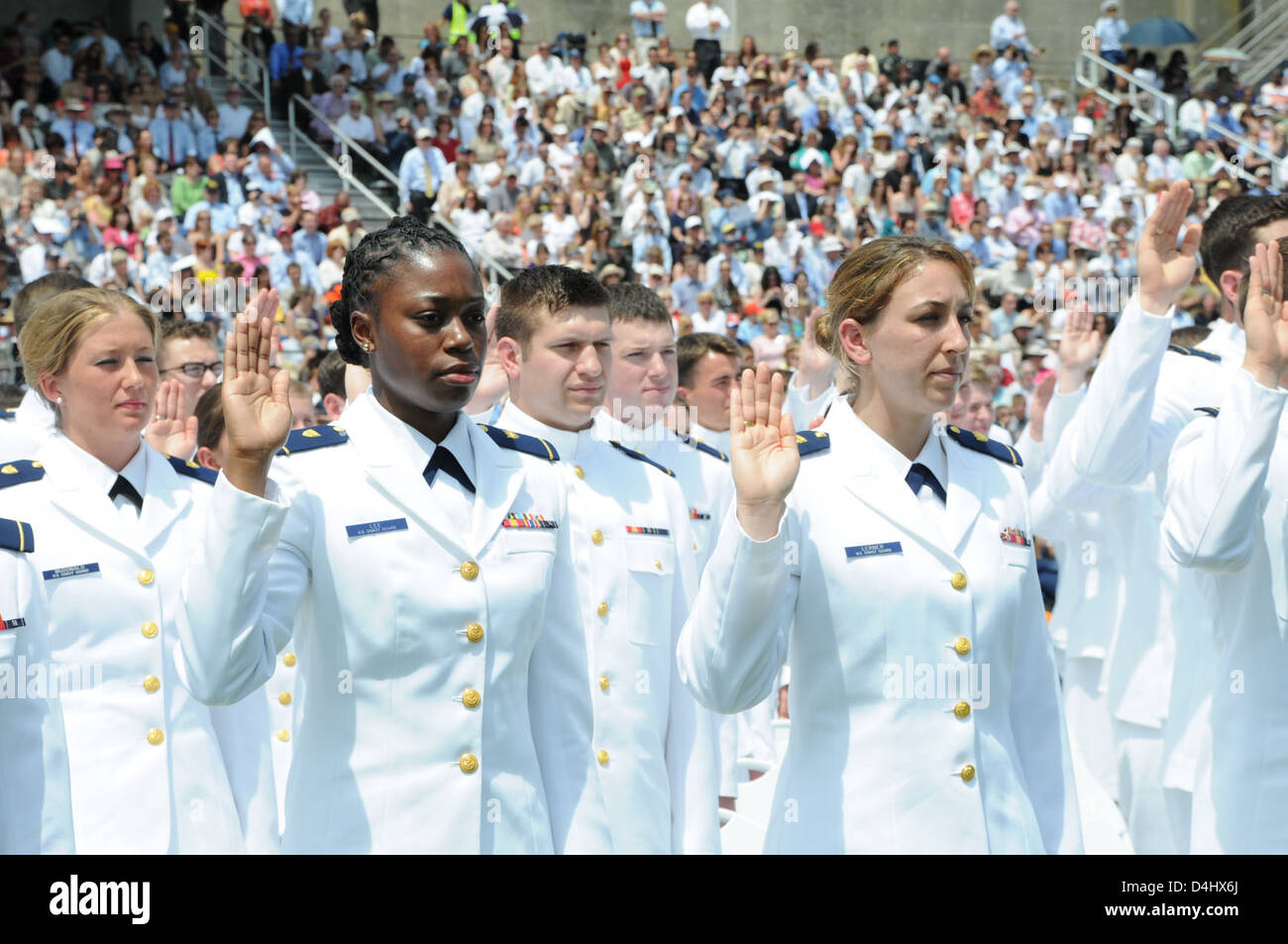 The U.S. Coast Guard Academy Graduation is a key event where new ...