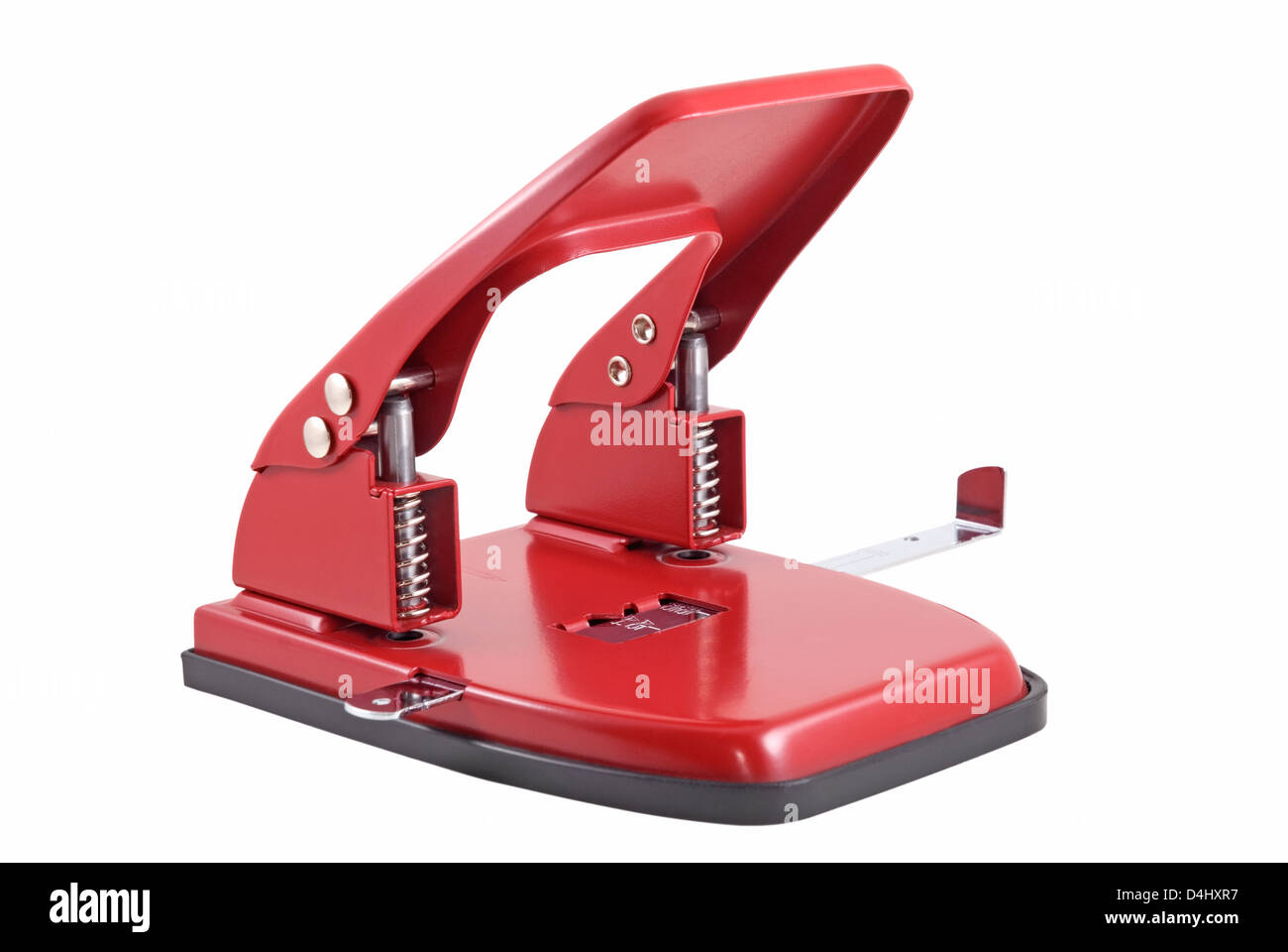 The red puncher is photographed on a white background Stock Photo - Alamy