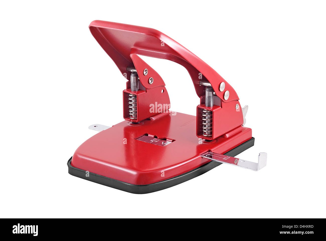 The red puncher is photographed on a white background Stock Photo - Alamy