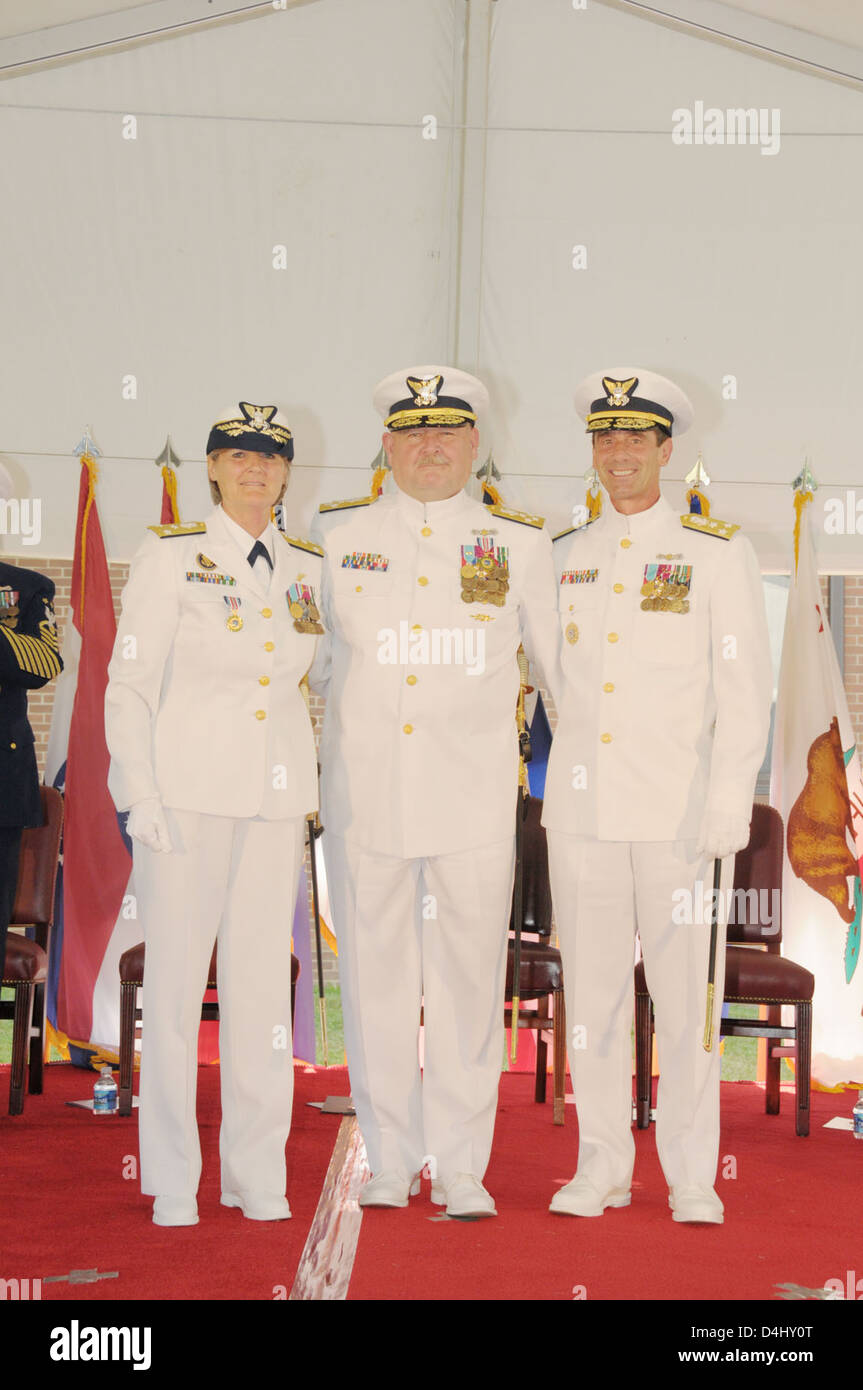 The U.S. Coast Guard held a Change of Command ceremony, where Vice ...