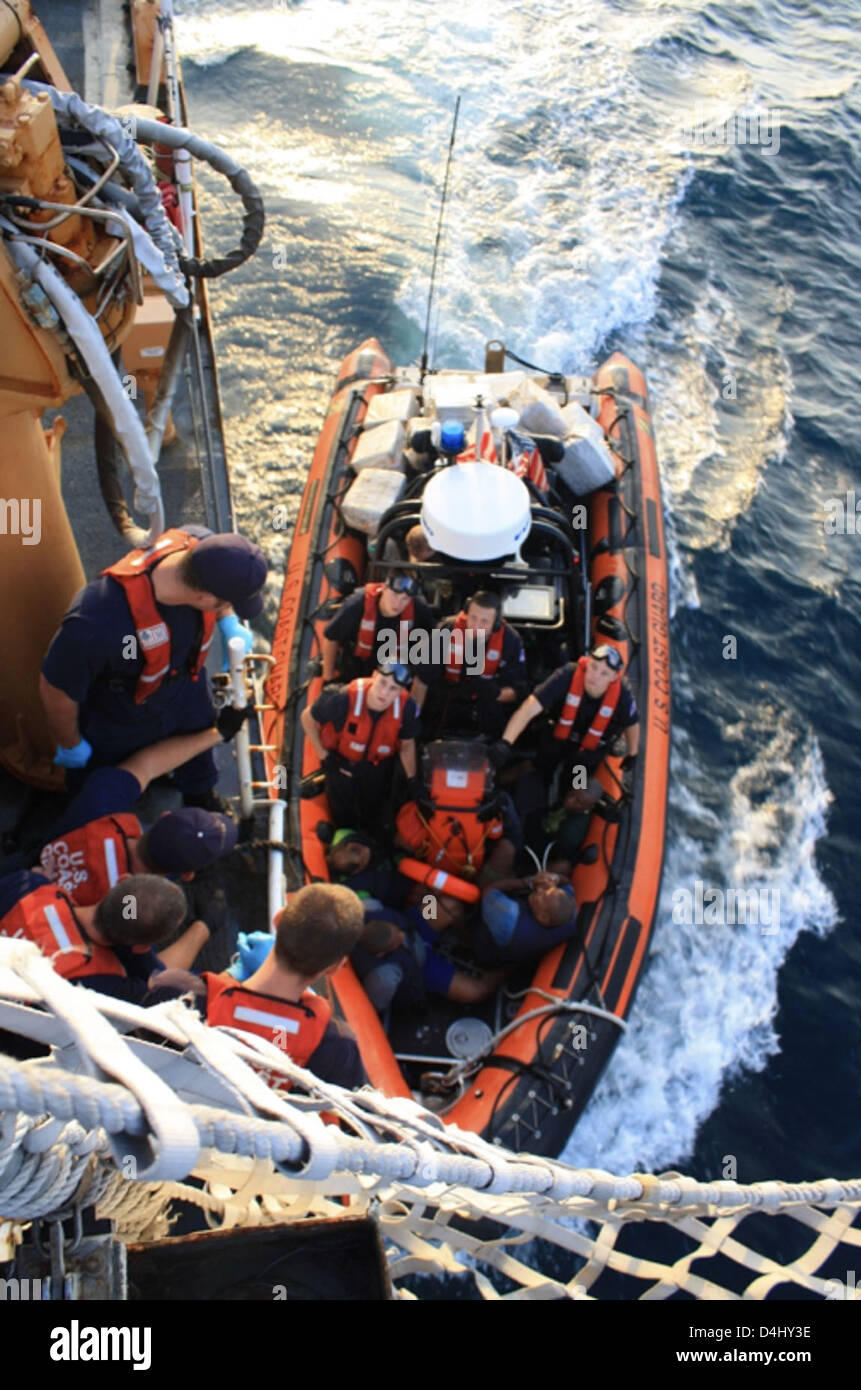 CGC Bear, a U.S. Coast Guard cutter, operates as part of the U.S ...