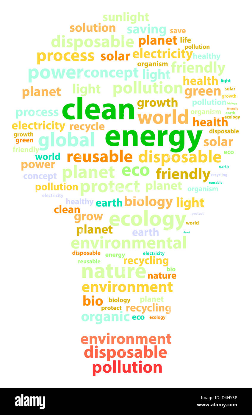 Electricity energy words hi-res stock photography and images - Alamy