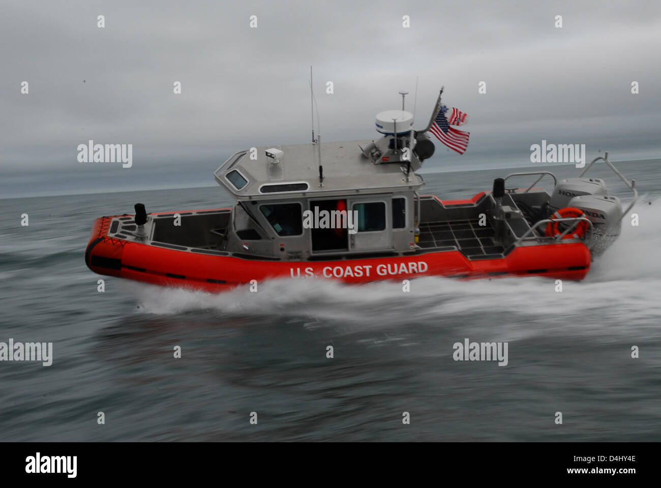 The U.S. Coast Guard's Defender-class response boat operates in Barrow ...