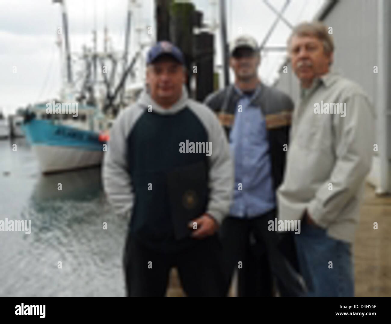 Heroic Fishing Crew Stock Photo - Alamy