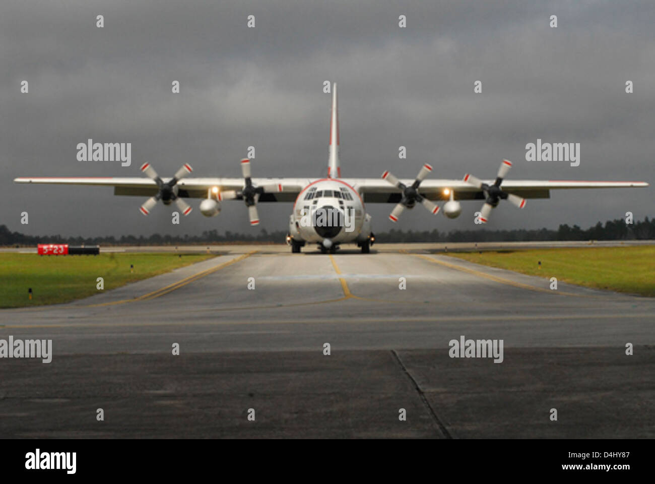 A file photo of a Coast Guard C-130 aircraft at Clearwater Keystone ...