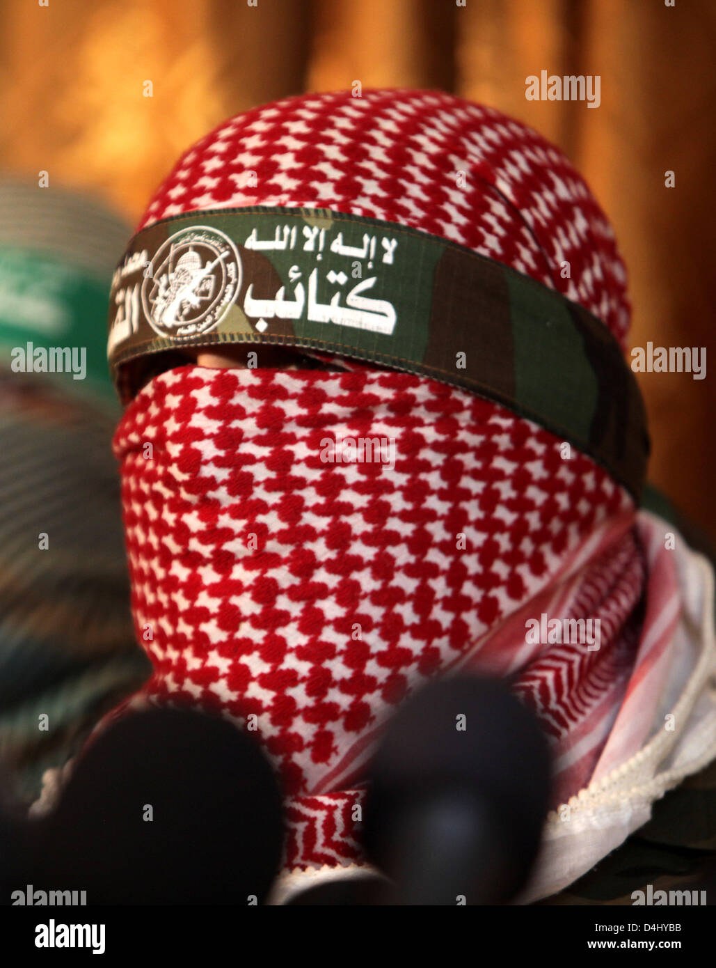 Abu obeida spokesman qassam brigades hi-res stock photography and ...