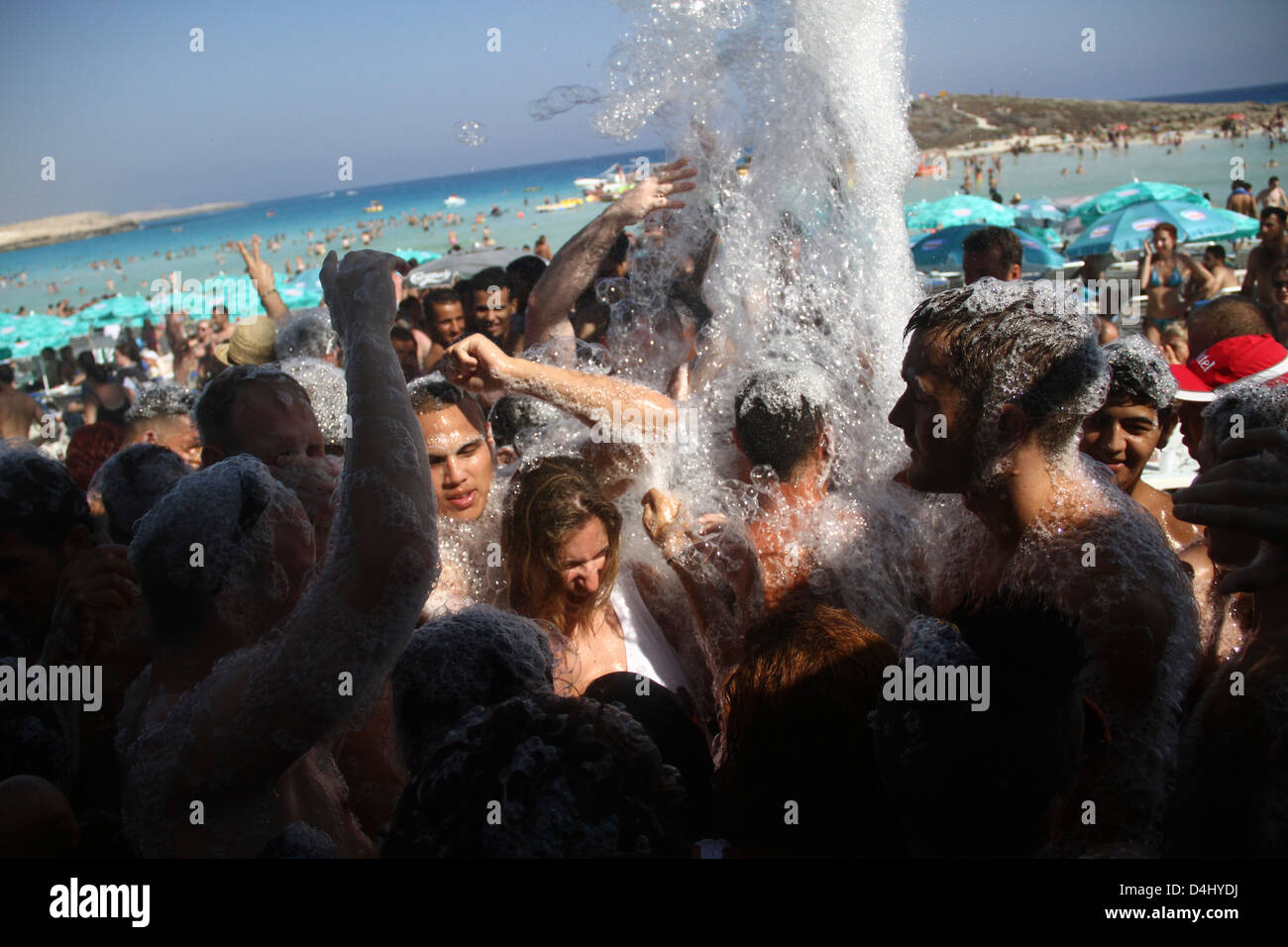 People party in Ayia Napa, Cyprus Stock Photo - Alamy