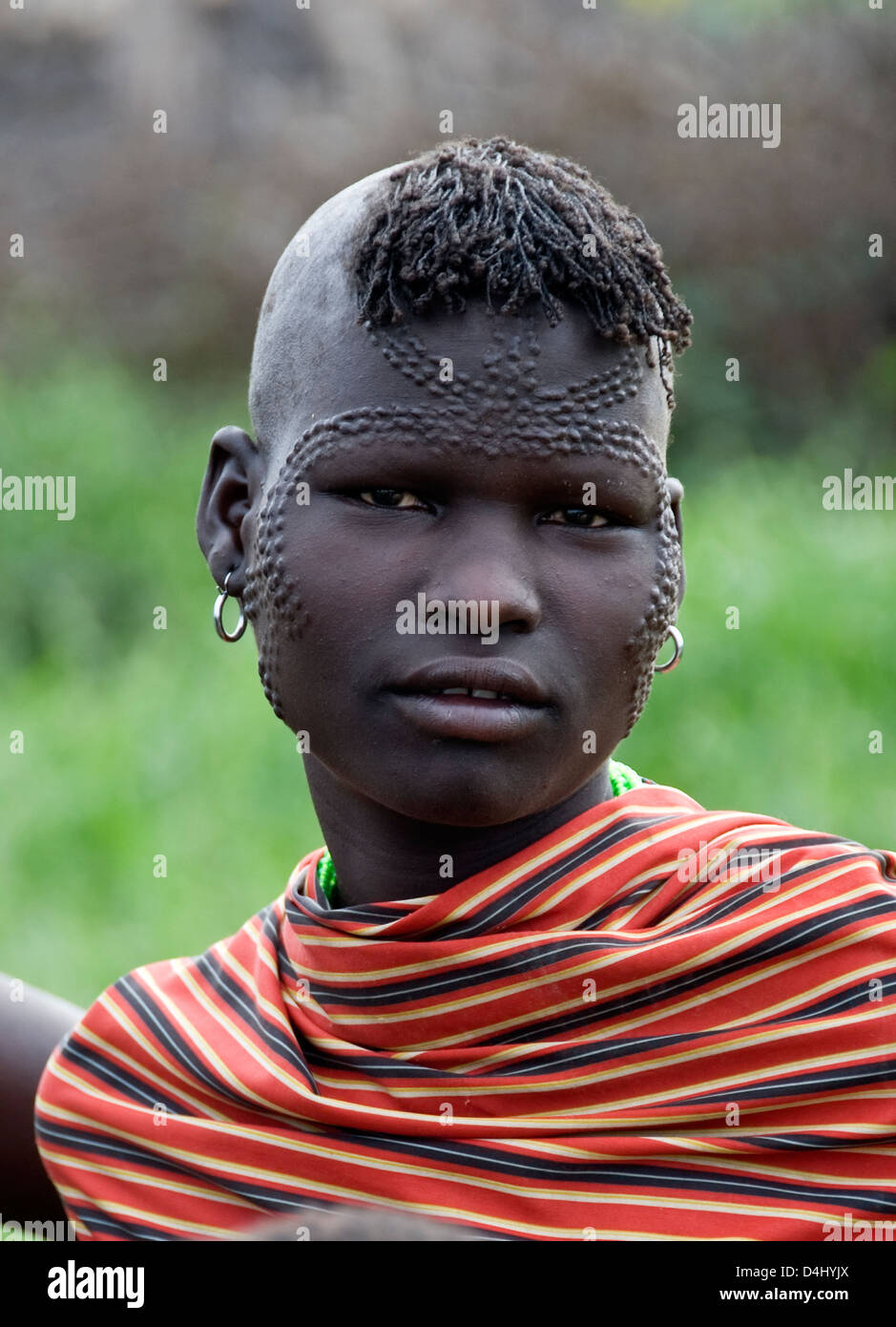 A Karimojong girl, Uganda Stock Photo - Alamy