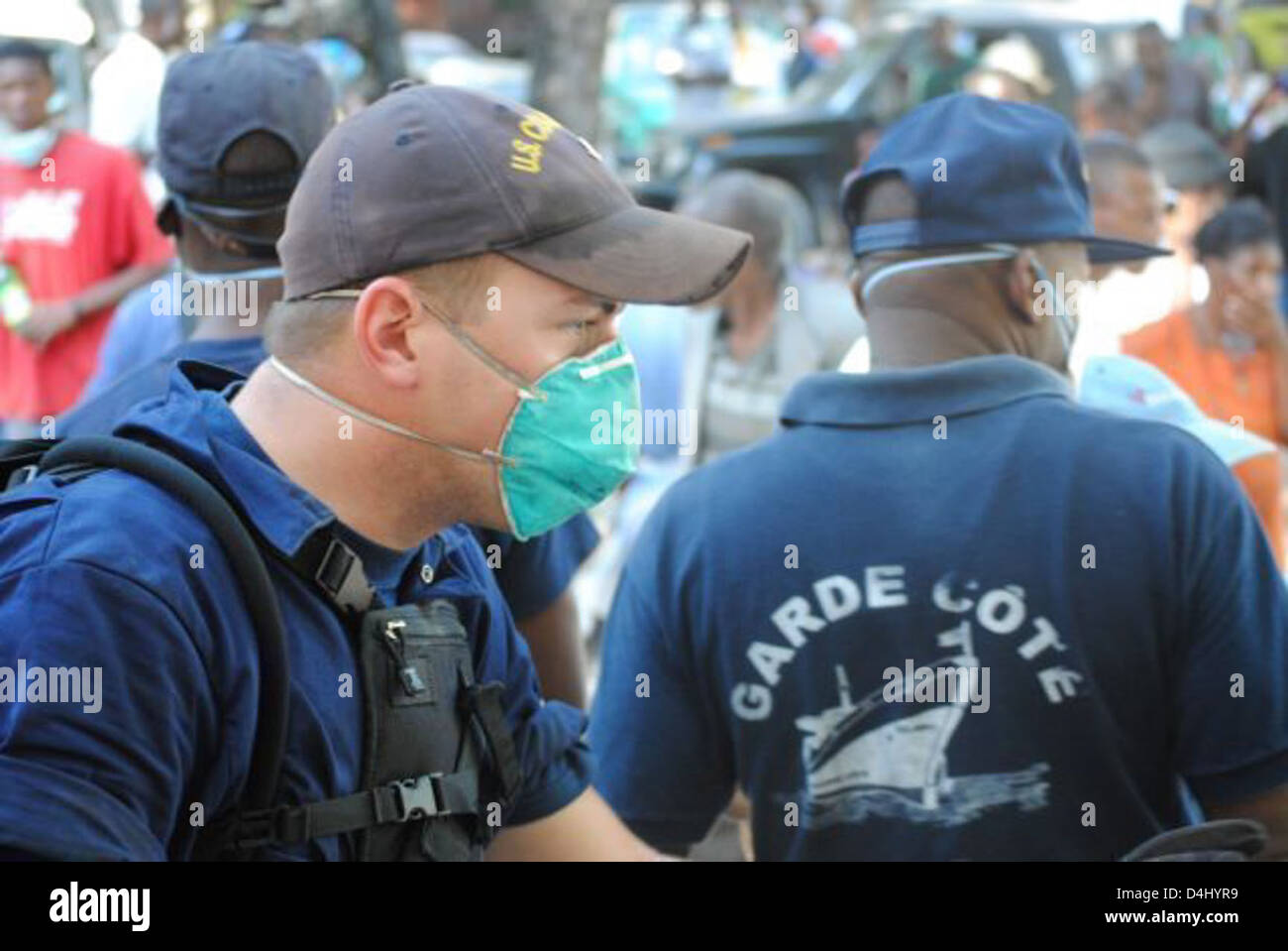 The U.S. Coast Guard provided assistance to U.N. peacekeepers during a ...
