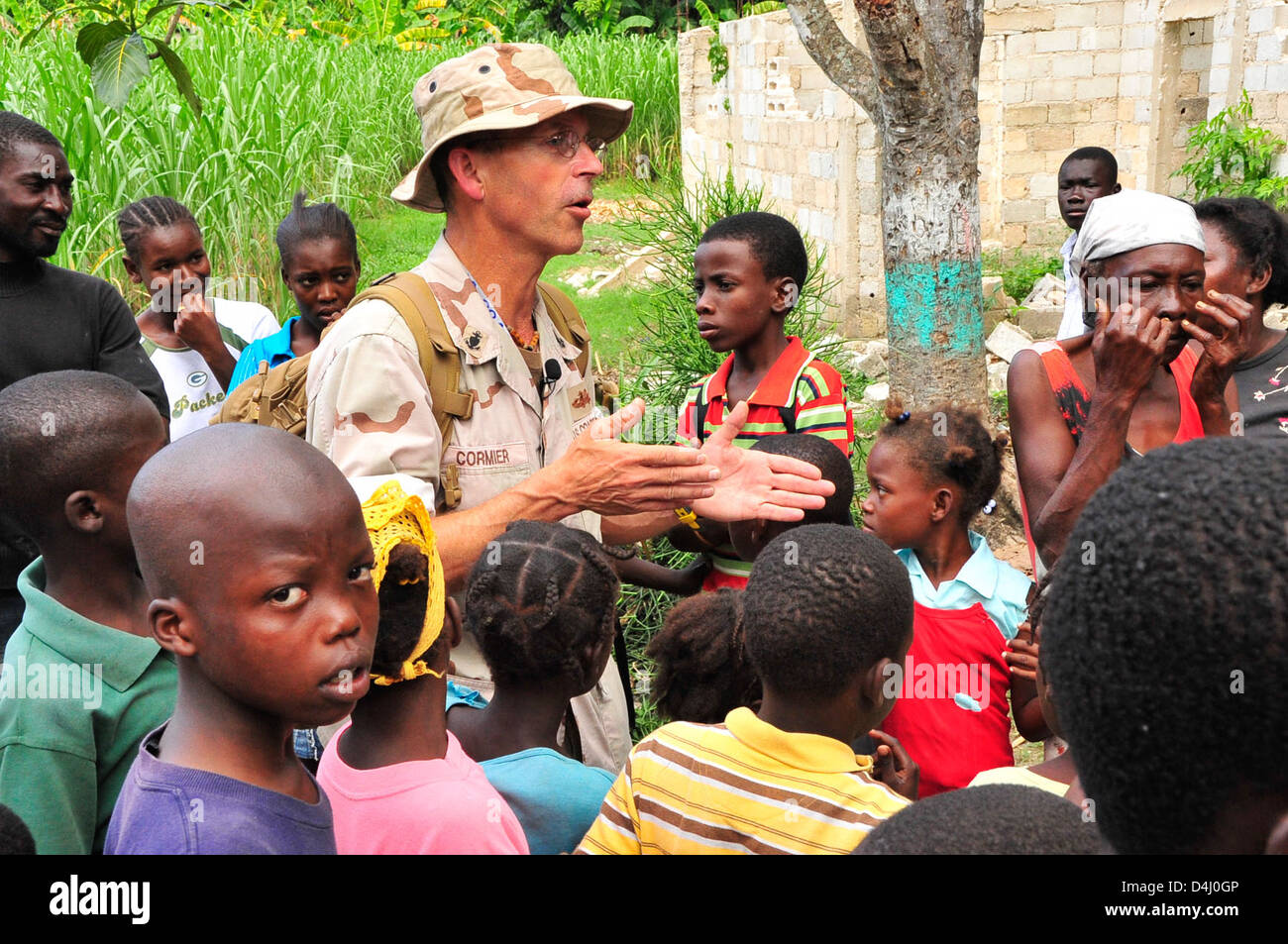 On the ground in Haiti Stock Photo - Alamy