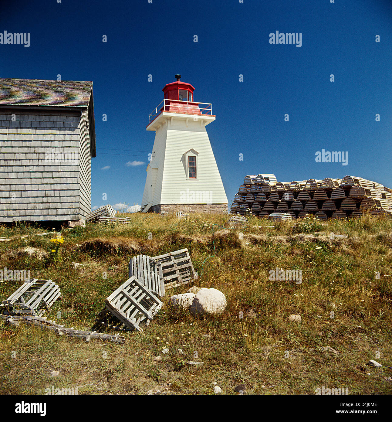 Lighthouse or Beacon at Canada;Nova Scotia;East Coast;Atlantic Coast ...