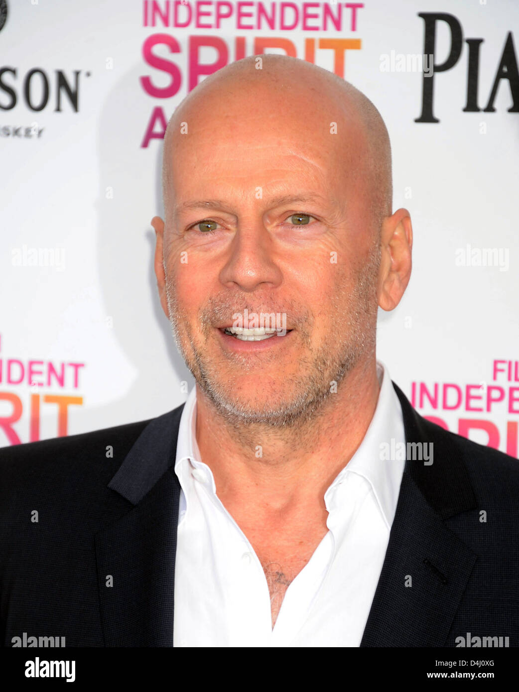BRUCE WILLIS US film actor in February 2013. Photo Jeffrey Mayer Stock ...