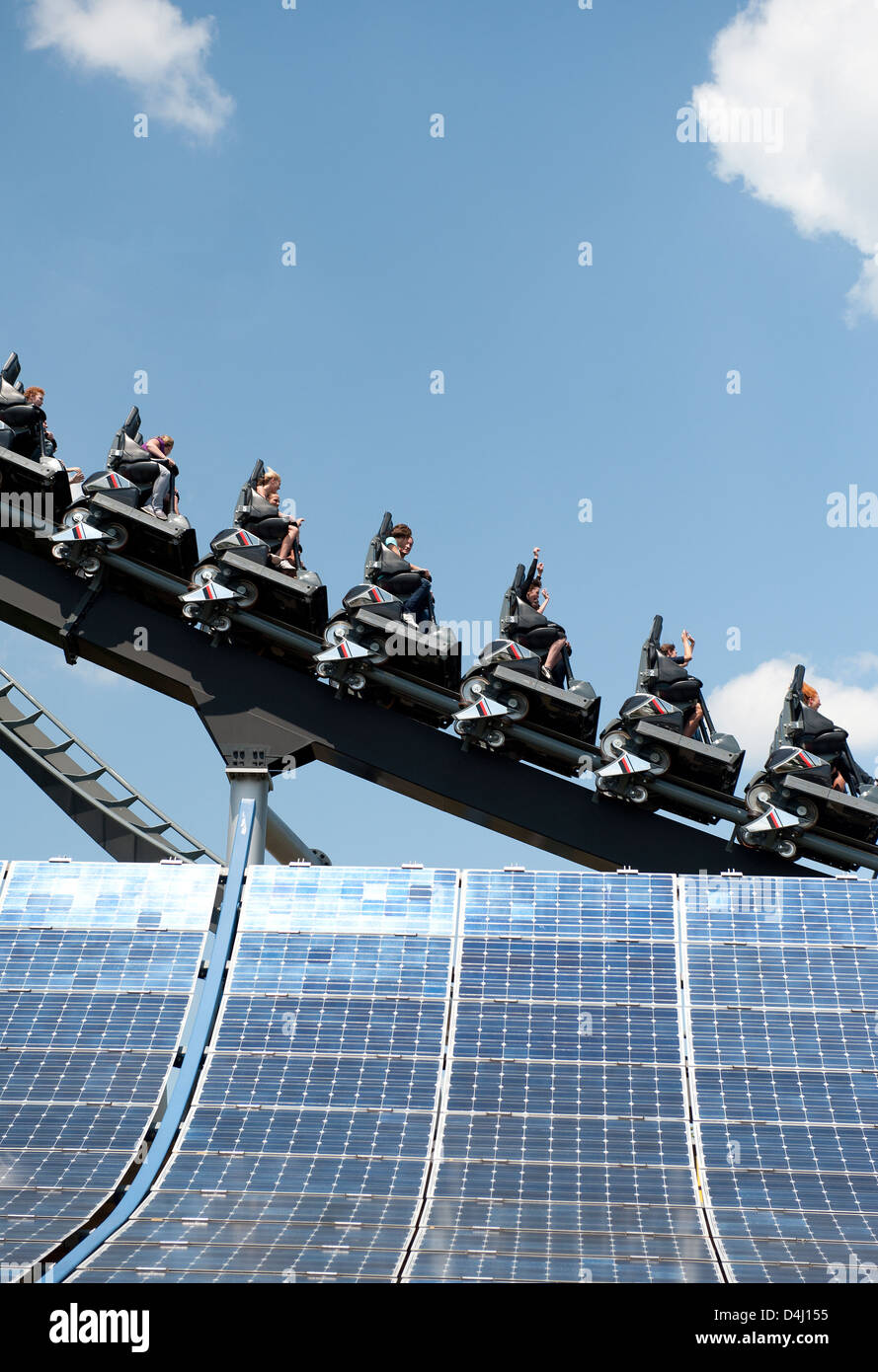 Rusr, Germany, the Silver Star at Europa-Park Rust Stock Photo - Alamy