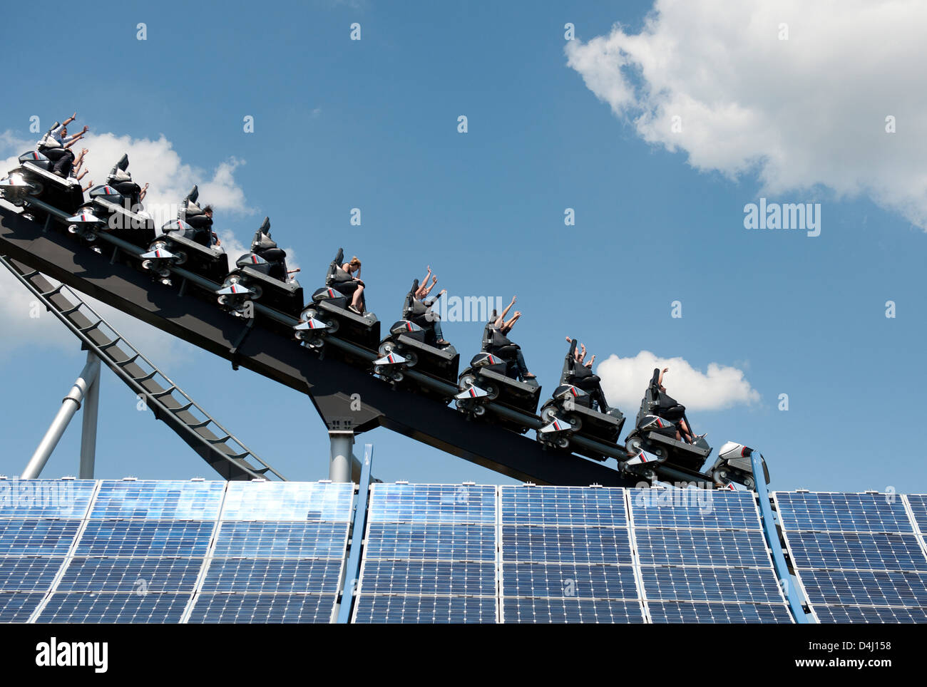 Rusr, Germany, the Silver Star at Europa-Park Rust Stock Photo - Alamy