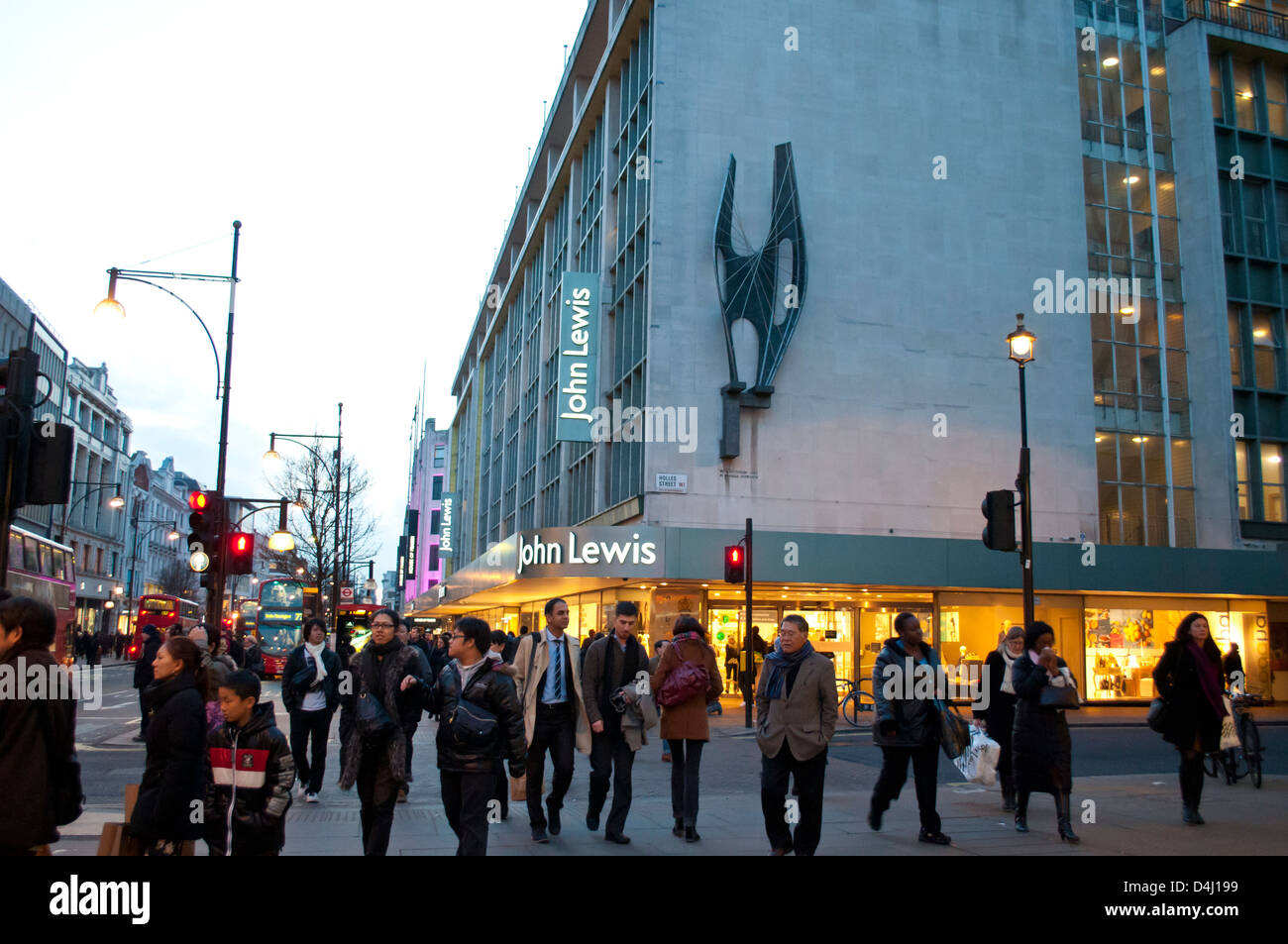 John lewis london oxford hi-res stock photography and images - Alamy