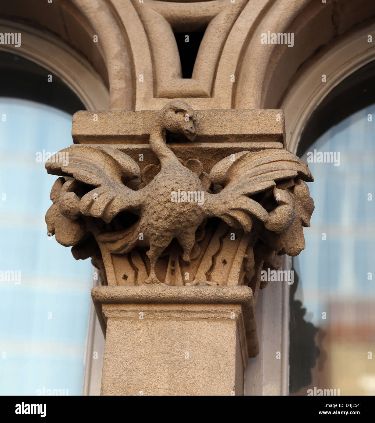 London England Mythical Creature on Column of Keats House St Thomas ...
