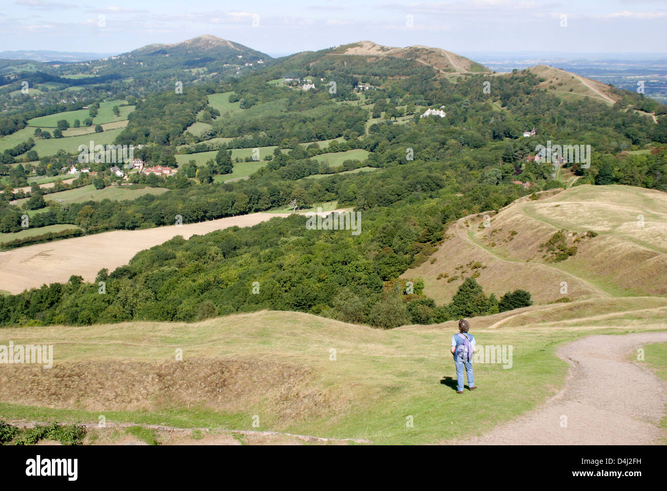View from british camp malvern hi-res stock photography and images - Alamy