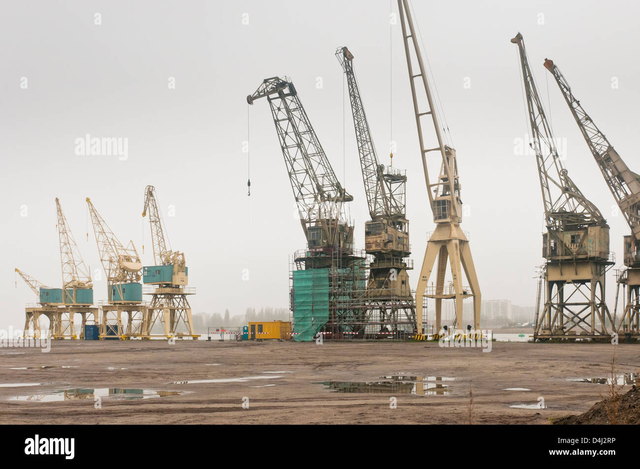 Antwerpen industrial docks, Belgium Stock Photo - Alamy