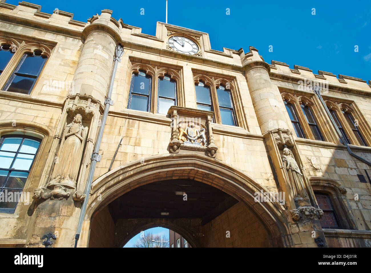 The Guildhall and Stonebow High Street Lincoln Lincolnshire England ...