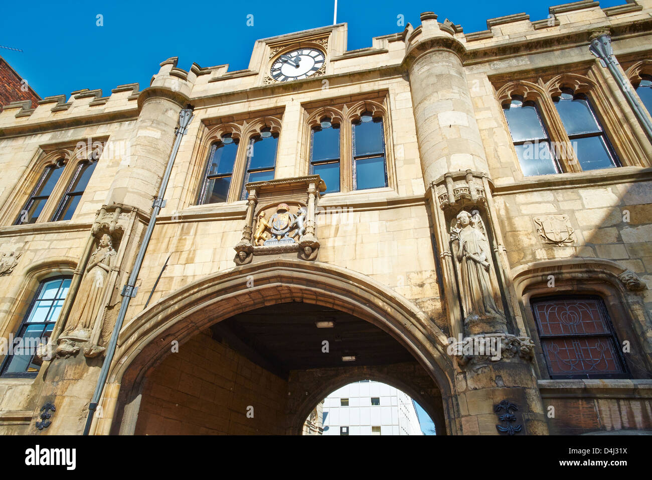 The Guildhall and Stonebow High Street Lincoln Lincolnshire England ...