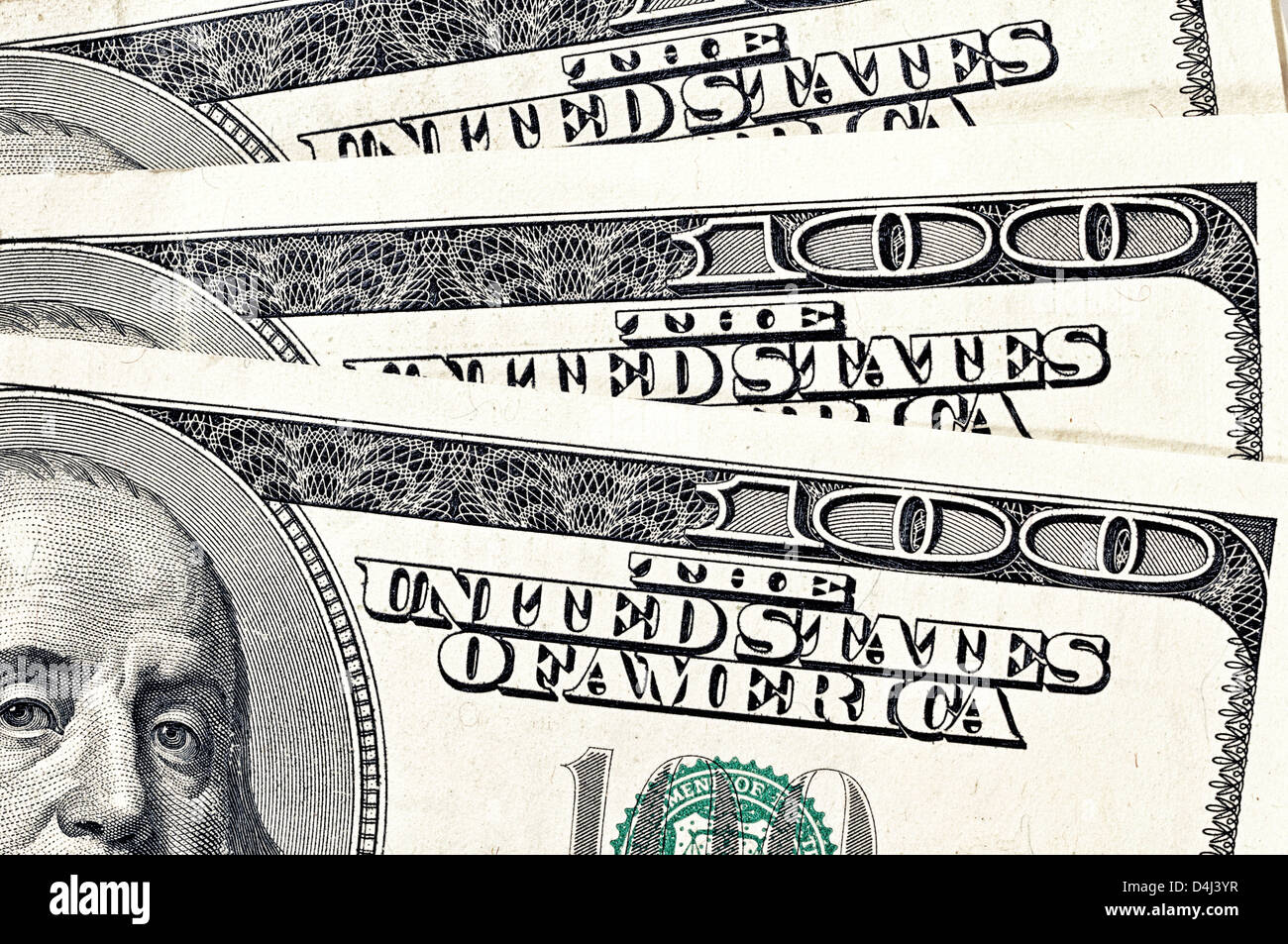 One hundred dollars background Stock Photo - Alamy