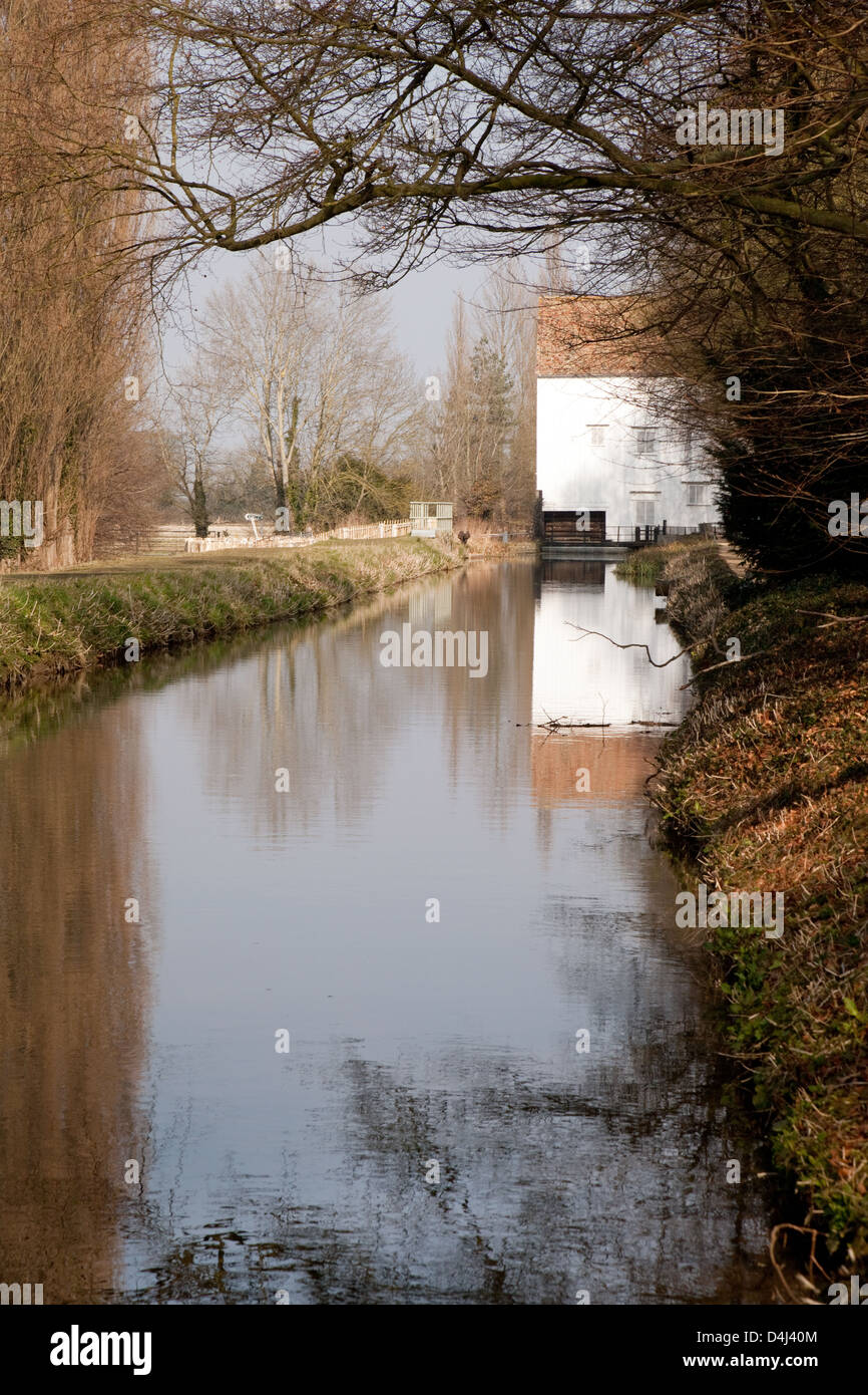 Lode Mill, an old watermill, Cambridgeshire, England, UK Stock Photo ...