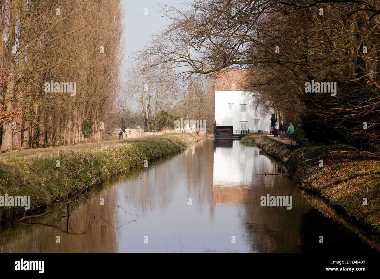 Lode Mill, an old watermill, Cambridgeshire, England, UK Stock Photo ...