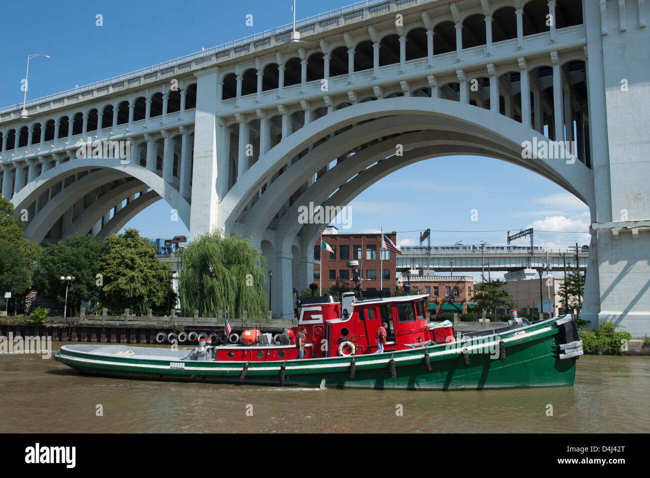 Cuyahoga river boat hi-res stock photography and images - Alamy