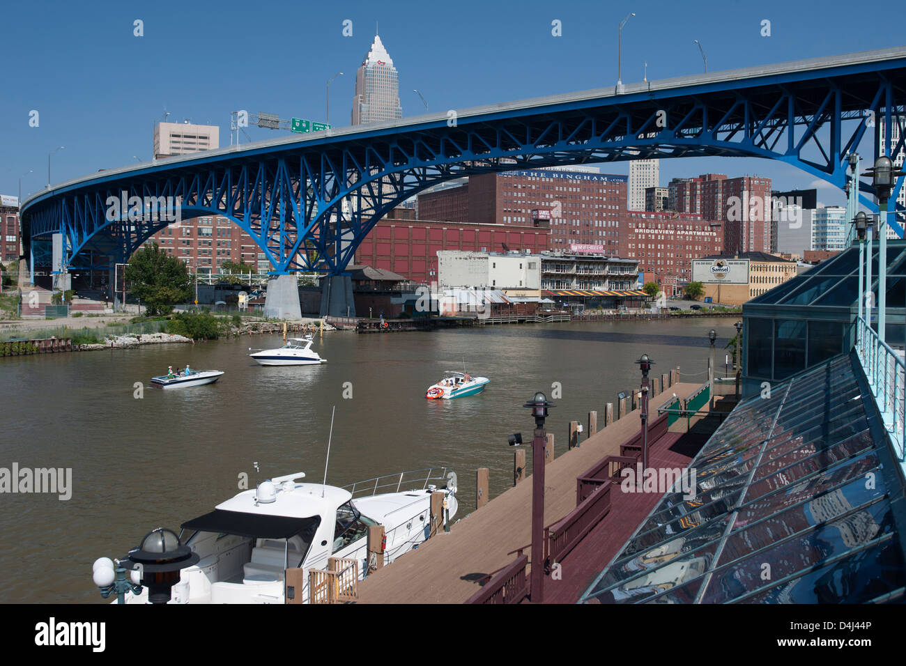 Cleveland ohio bridge hi-res stock photography and images - Alamy